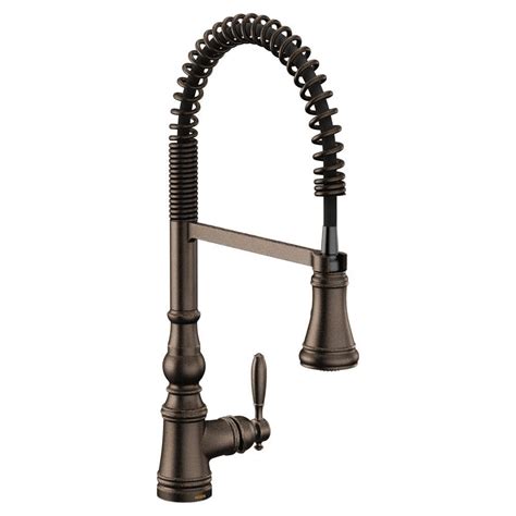 MOEN Weymouth Single Handle Pre Rinse Spring Pulldown Sprayer Kitchen