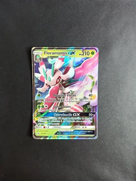 CARTE POKÉMON FLORAMANTIS GX 15 149 Soleil et Lune FR Neuf EUR 8