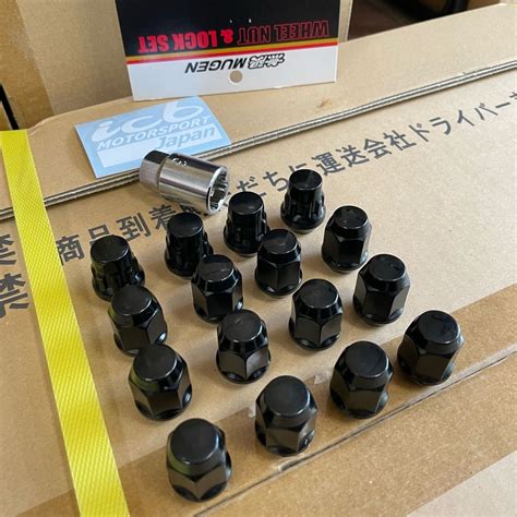 Mugen Wheel Nut And Lock Set 4 Lug Or 5 Lug 12x1 50mm Polished Or Black