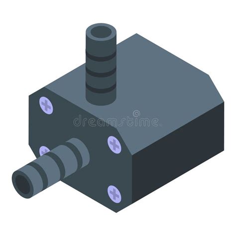 Isometric View Of Electronic Component Stock Vector Illustration Of