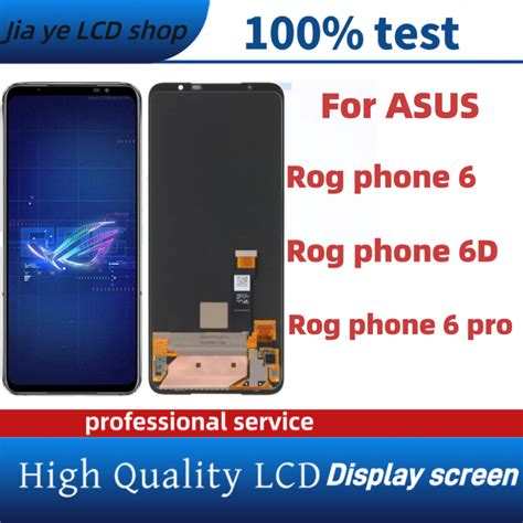 Original Amoled Lcd สําหรับ Asus Rog โทรศัพท ์ 6d Rog 6 Rog โทรศัพท ์ 6