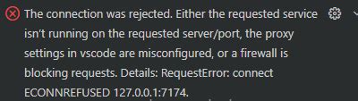 Net Cannot Send Request Through RestClient VS Code Extension Stack