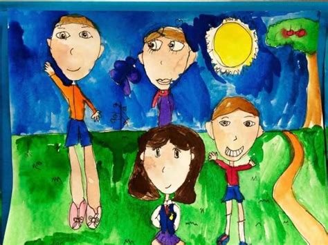 100 рисунков семьи для детей