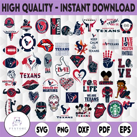 50 Files Houston Texans Svg Bundle Houston Svg Nfl Teams S Inspire