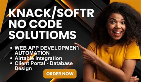 Build Custom Knack Softr Client Portal Airtable Smartsheet Automation