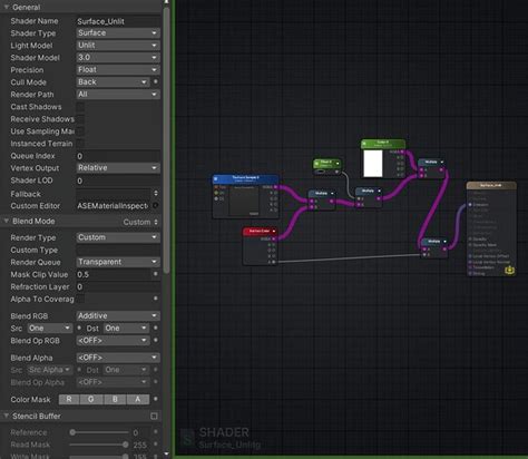 How Can I Make The Shader Created With The Amplify Shader Editor