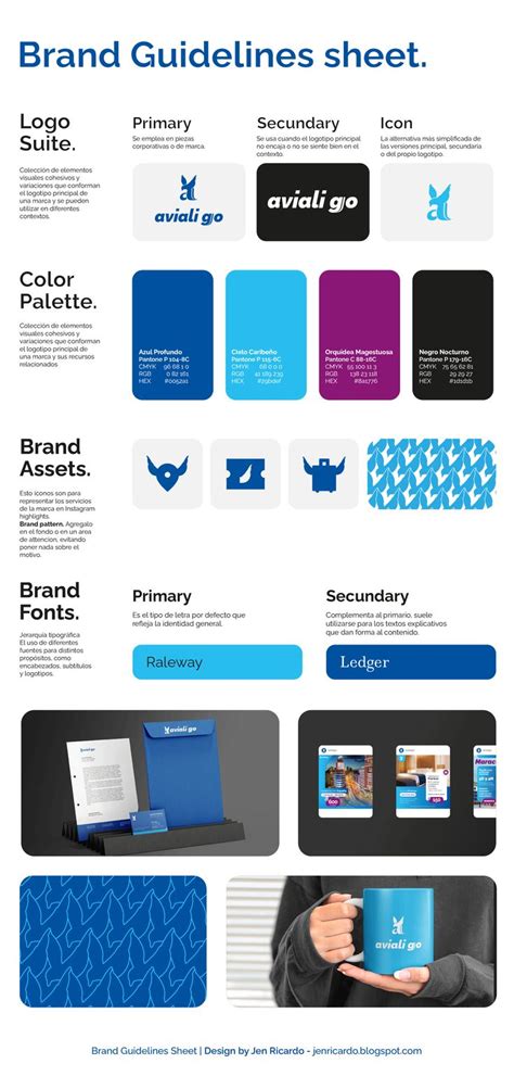 Brand Guidelines Sheet Brand Identity Author Branding Brand Guidelines