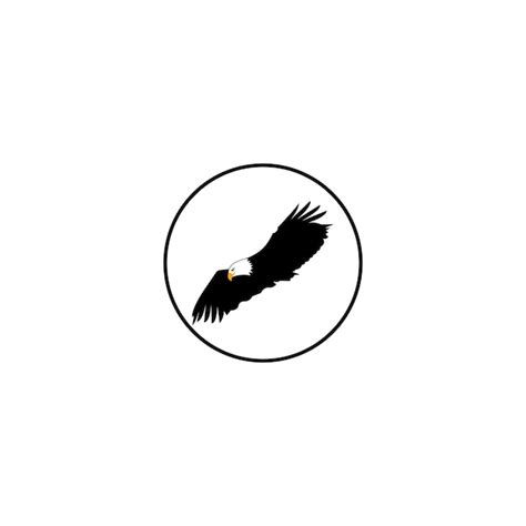 Premium Vector Flying Eagle Icon