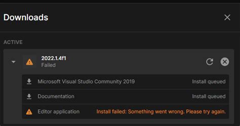 When Im Installing Unity How Come The Editor Application Wont Install