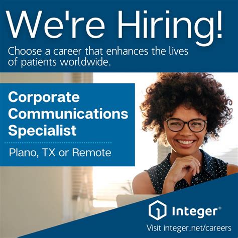 Lauren Ban On Linkedin Our Integer Corp Comm Team Is Growing