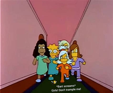 Bart The Fly Chased By Slumber Party Girls By Supermariorocks On Deviantart