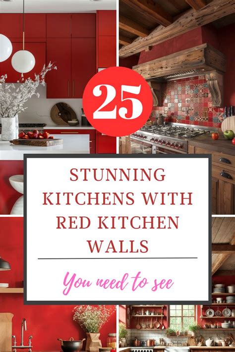 Red Wall Kitchen Ideas Bold Designs That Elevate Modern Spaces