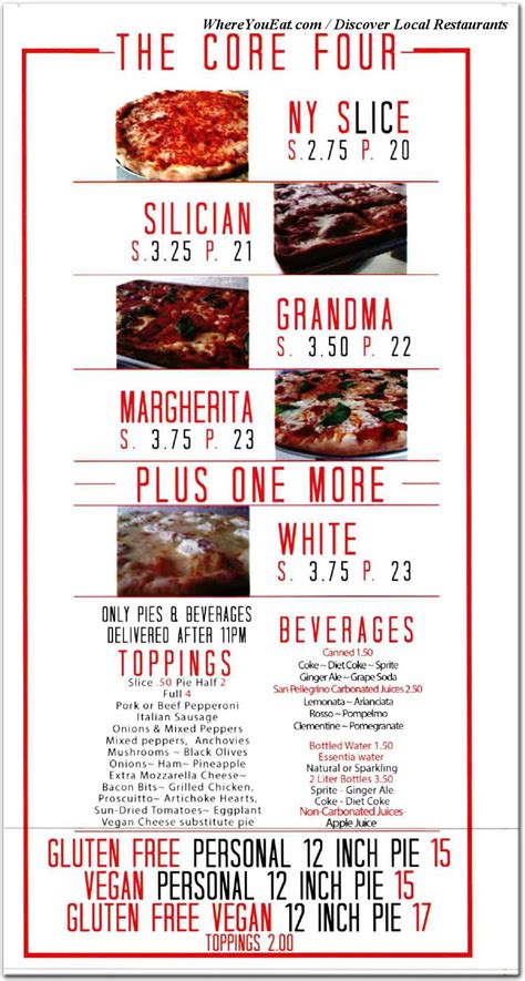 Slice Lic Pizzeria Restaurant In Queens Menus And Photos