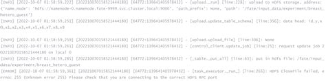 Kubefate Example Upload Data To Hdfs Failed Issue Federatedai