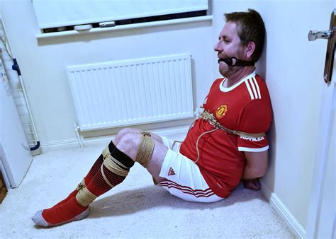 Four Hours Bound And Gagged In Football Kitbbw Bondagebbw