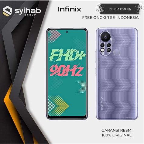 Jual Infinix Hot 11S 4/64GB 6/128GB - Garansi 1 Tahun (NFC) | Shopee ...