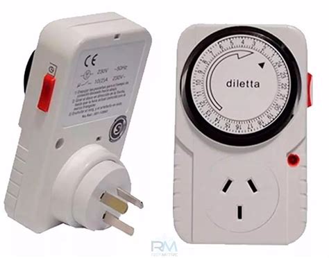 Timer Programable Diletta Enchufable 24 Hs Refrigeración Mitre