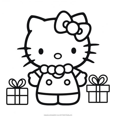 Hello Kitty Zdarma Omalovánka Omalovánky Pro Děti Zdarma K Vytištění