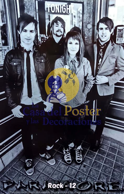 Paramore Rock 12 La Casa Del Poster