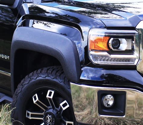 King Fender Flares Fits 2016 2018 Gmc Sierra 1500 X Tended Style