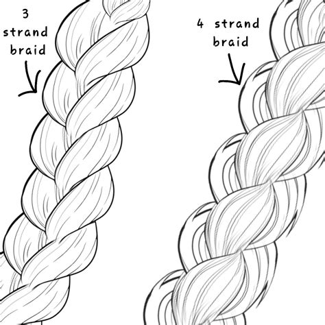 Different Braids Different Braids How To Draw Hair Hair