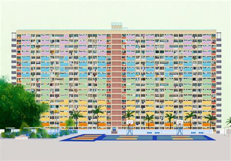 Hong Kong Buildings 1 On Behance
