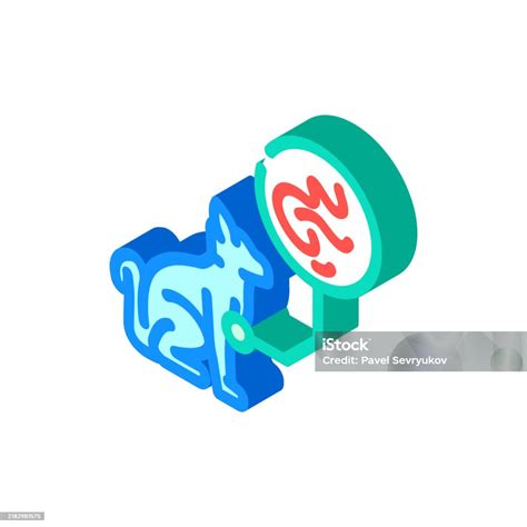 고양이 기생충 웜 아이소 메트릭 아이콘 벡터 일러스트 레이 션 0명에 대한 스톡 벡터 아트 및 기타 이미지 0명 3차원