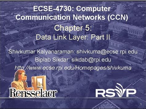 ecse4730 computer communication networks ccn chapter 5 data