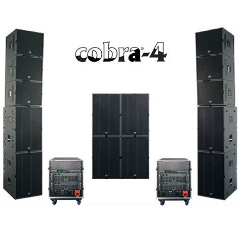 Линейные массивы : DYNACORD COBRA-4 компактный линейный массив