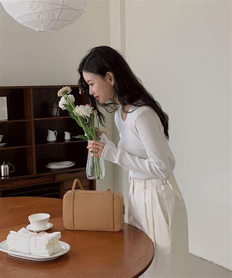 골지티라운드넥 Mts639 소피아 골지 라운드넥 티셔츠 에이블리