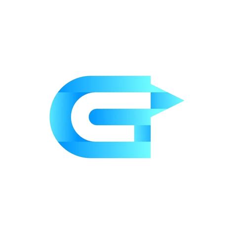 Premium Vector G Arrow Logo