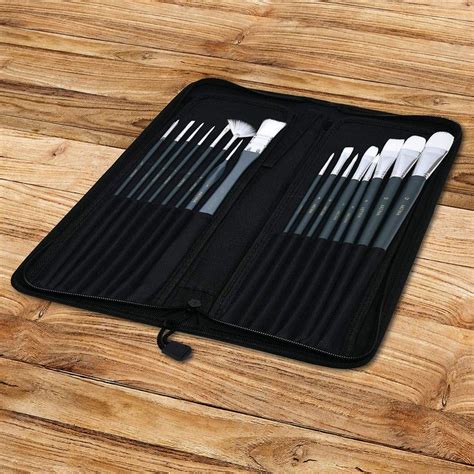 Artina Pinselset Malen Amsterdam 17 Teiliges Pinsel Set Mit Tasche In