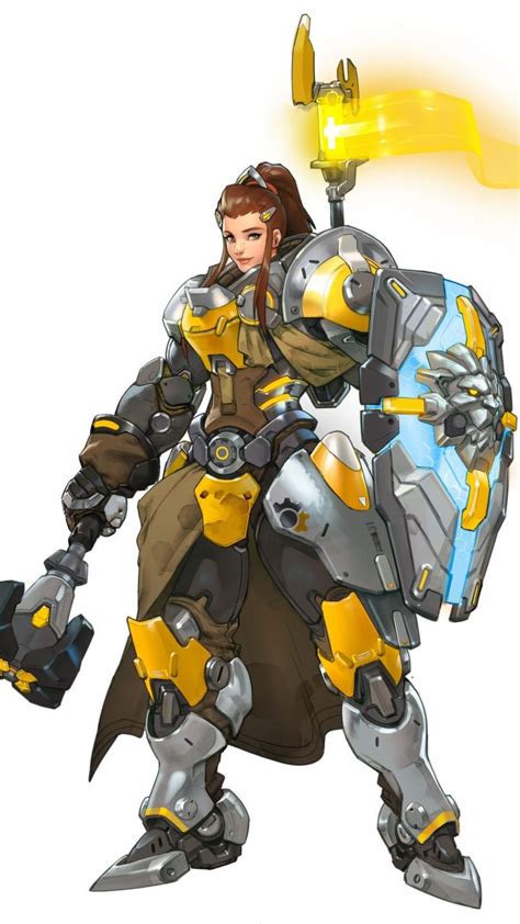 Brigitte Overwatch Online Game Minimal 720x1280 Wallpaper Overwatch