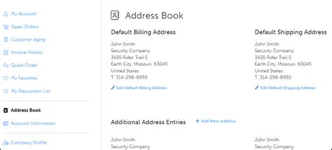 Manage My Address Book