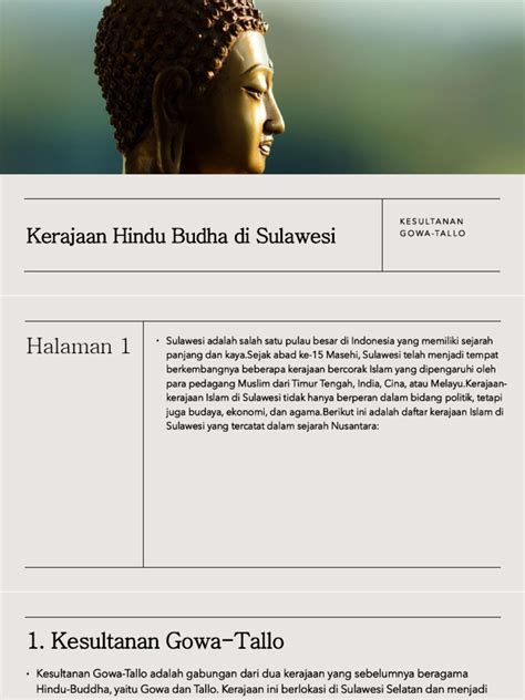 Kerajaan Hindu Budha Di Sulawesi Pdf