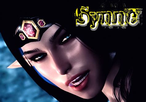 Nymph Girls Of Skyrim — Synne Race Night Nymph Combat Style Spellsword