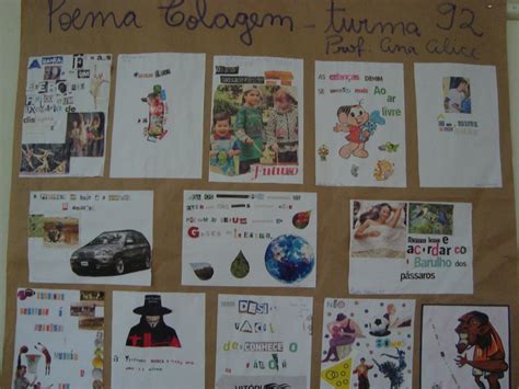 E E B PROFª IRENE STONOGA Poema Colagem e Poemas Visuais