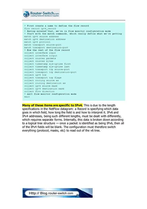 How To Configure Flexible Netflow Export On Cisco Routers Pdf