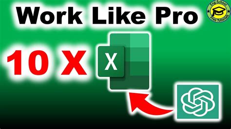 ChatGPT Hacks That Ll Make You An Excel PRO YouTube