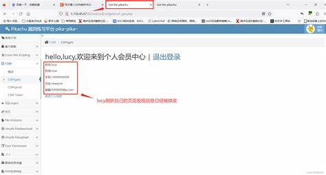 csrf漏洞复现（含xss与csrf梦幻联动） csrf复现 csdn博客