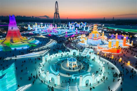 Chinas Ice City Harbin Sees Tourism Boom During New Year Holiday