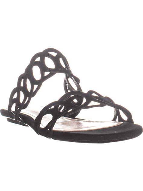 Womens Schutz Yaslin Flat Slide Sandals Black 85 Us