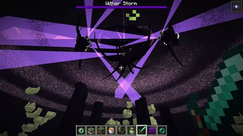 Minecraft Wither Storm Vs The End Youtube