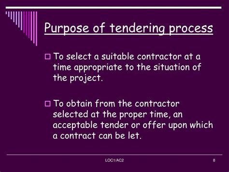 PPT LECTURE TENDER PROCESS AND DOCUMENTATION PowerPoint Presentation ID