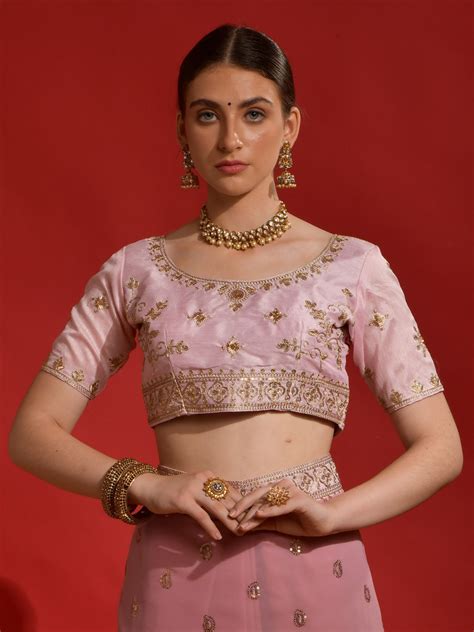 Party Wear Reception Pink And Majenta Color Georgette Fabric Saree