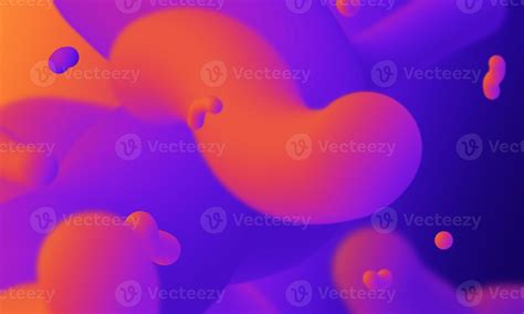 Colorful Abstract Fluid Wave Modern Poster With Gradient 3d Flow Shape Innovation Background