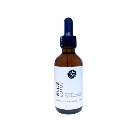 Blue Lotus Herbal Tincture Zenfinity Apothecaria