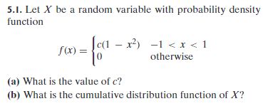 Solved 5 I Let X Be A Random Variable With Probability Chegg Com