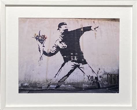 Banksy Rage The Flower Thrower Powered By Givergy