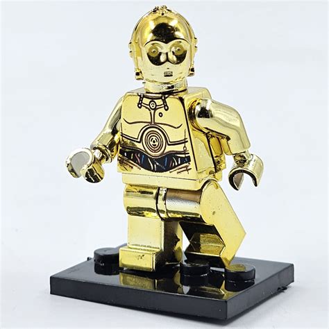 Chrome C 3po Minifigure Building Block